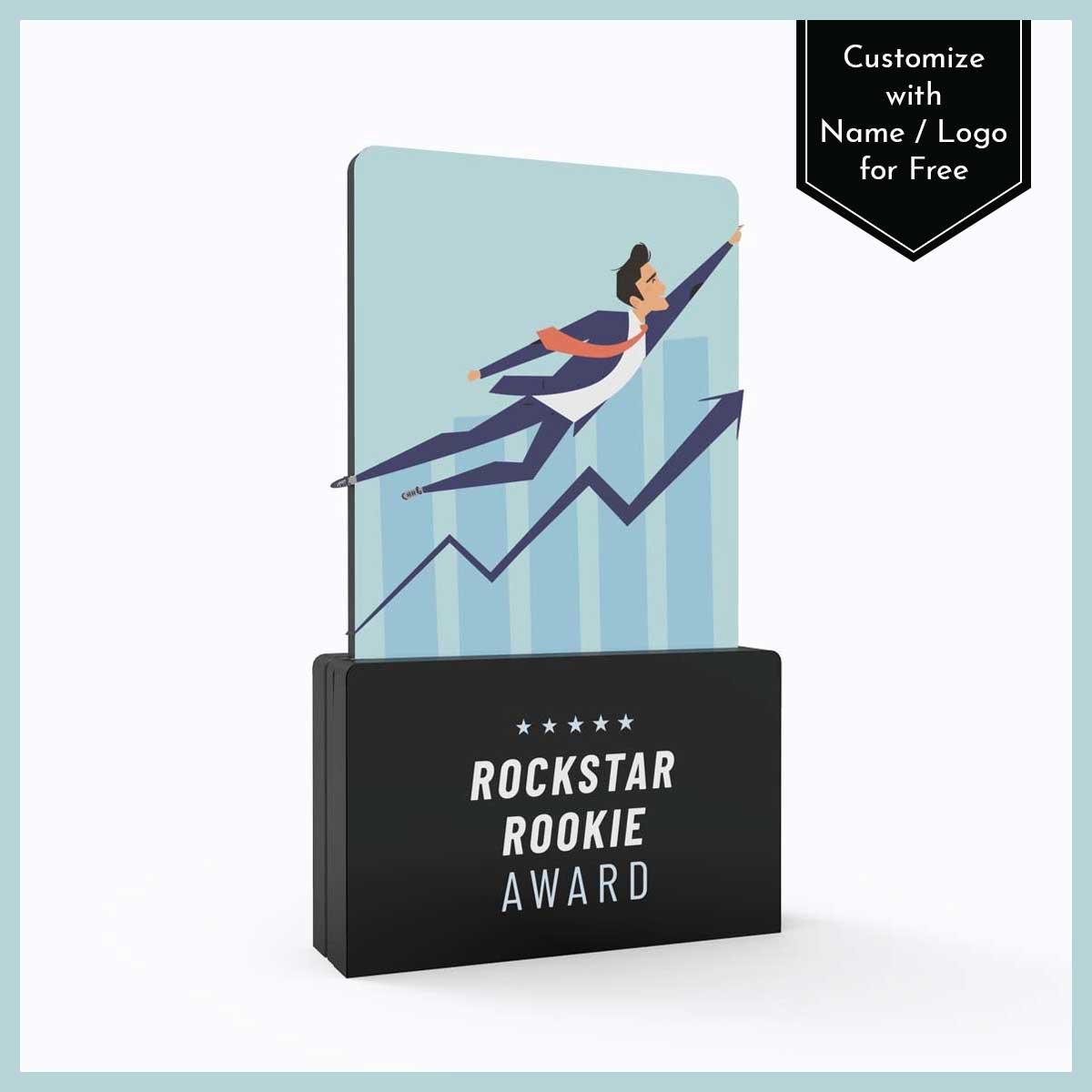 Rockstar Rookie Award – Engrave - Awards and More