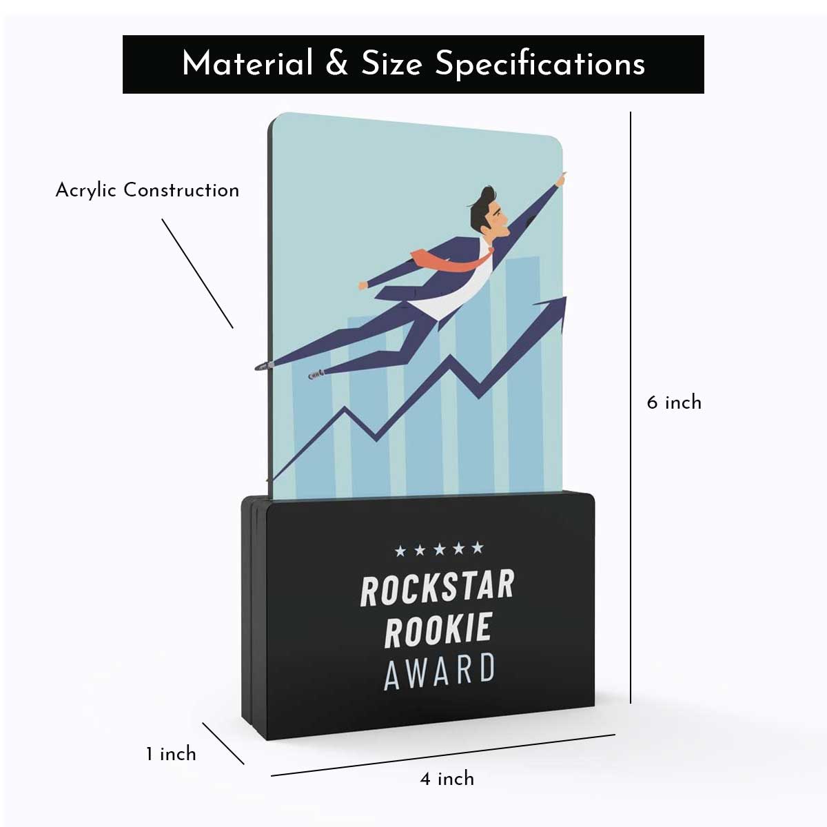 Rockstar Rookie Award – Engrave - Awards and More