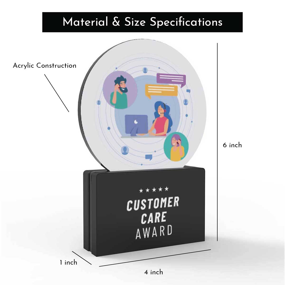 Customer Care Award – Engrave - Awards and More
