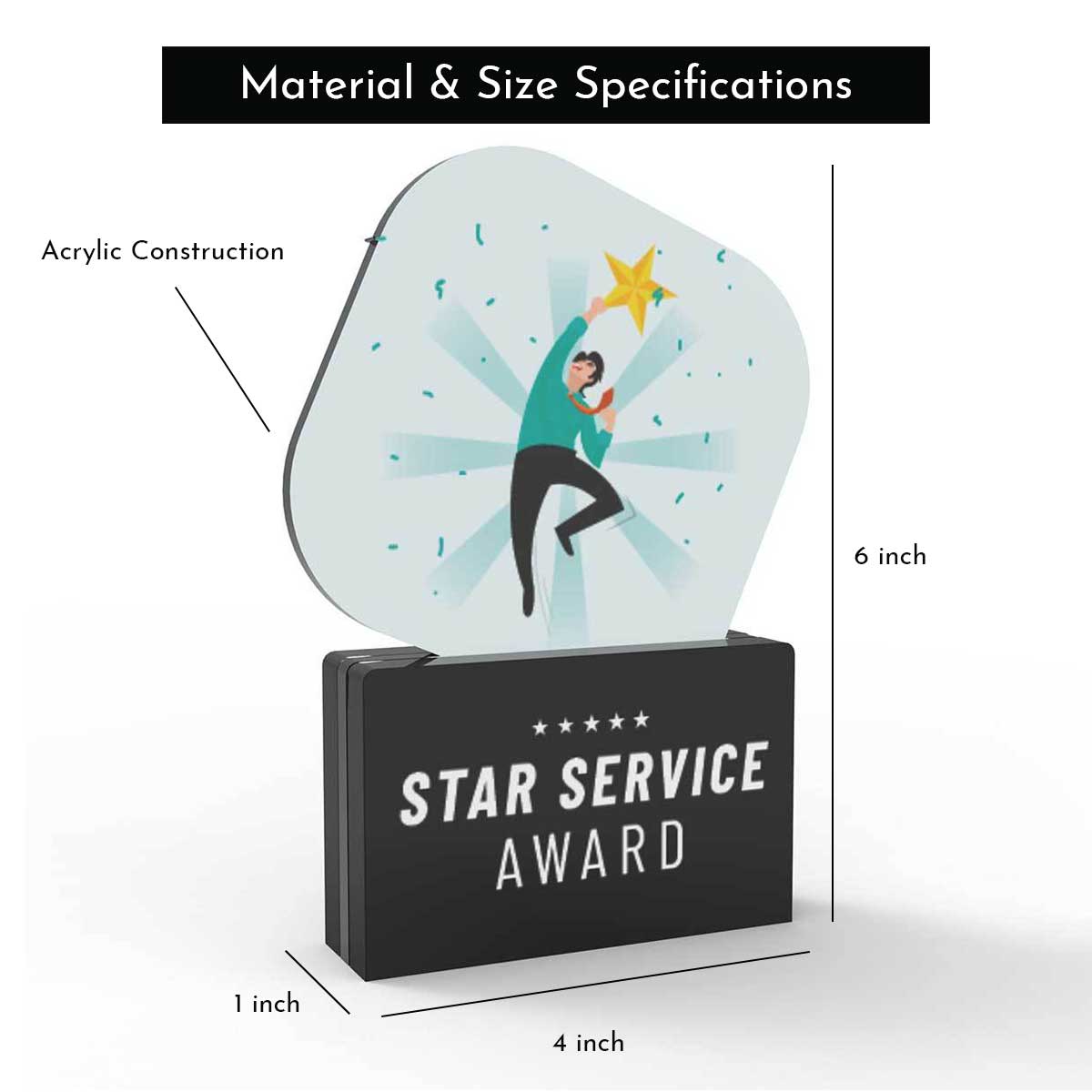 Star Service Award – Engrave - Awards and More