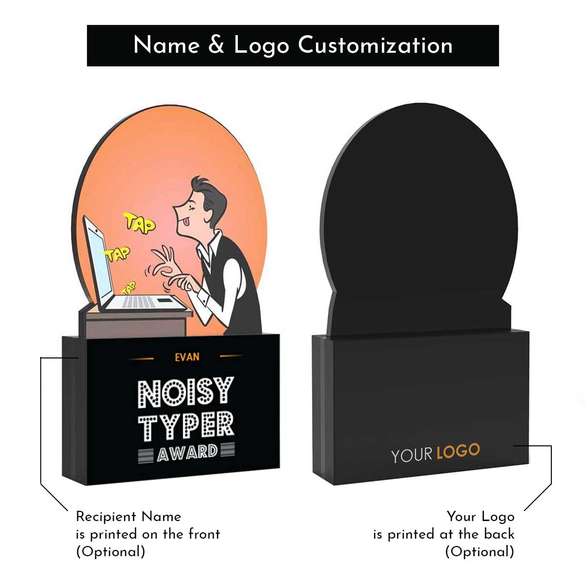 Noisy Typer Award – Engrave - Awards and More