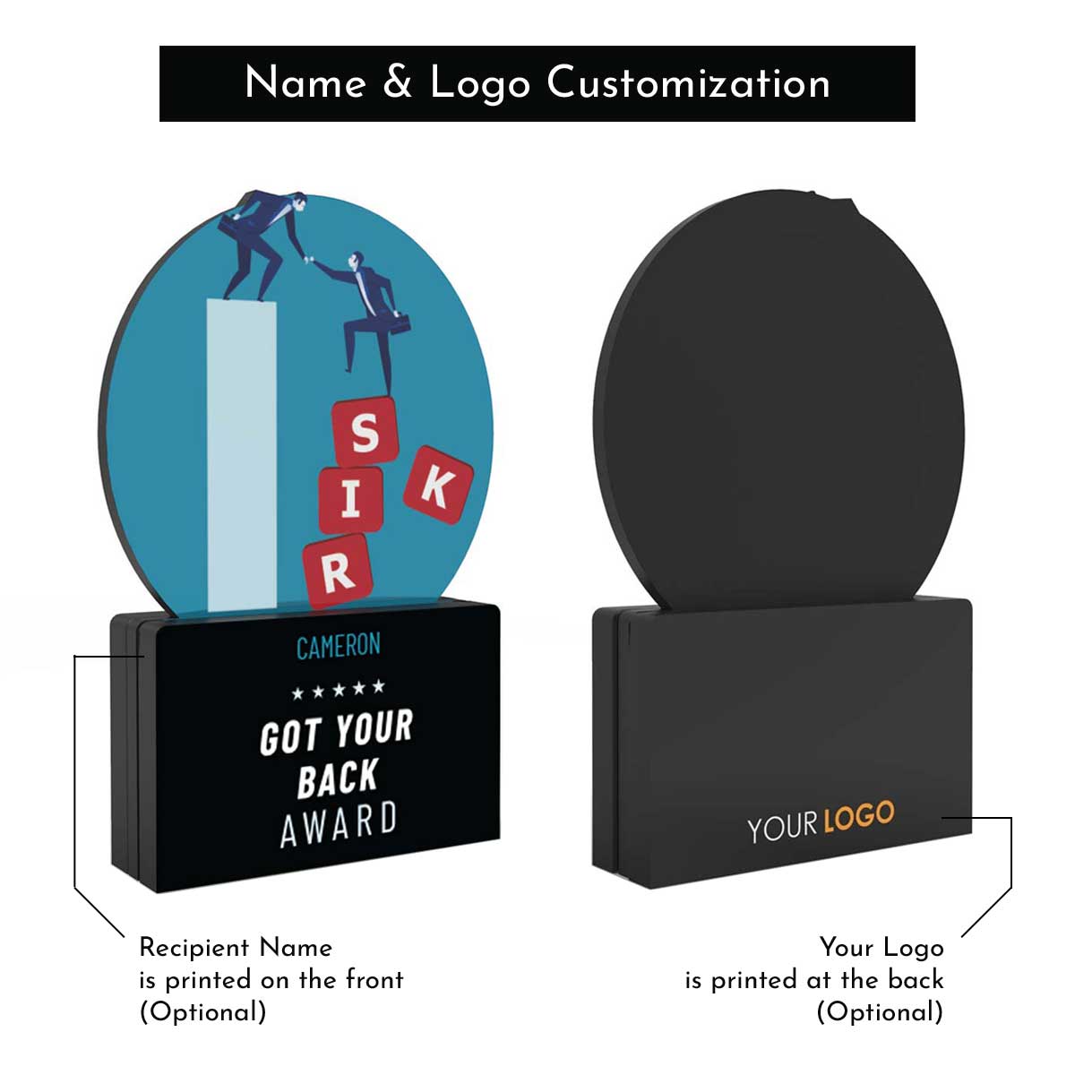 Got Your Back Award – Engrave - Awards and More