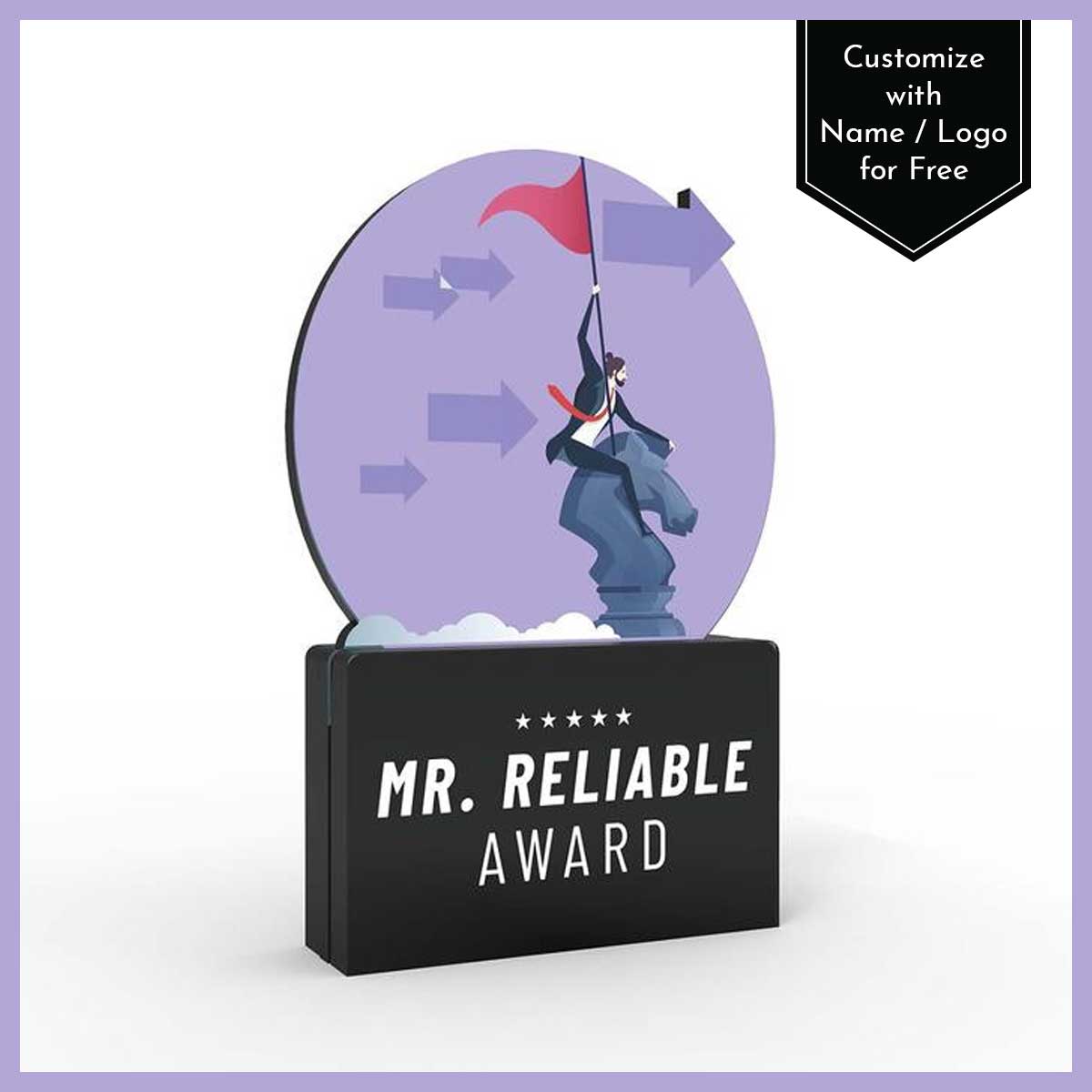 Mr. Reliable Award – Engrave - Awards and More