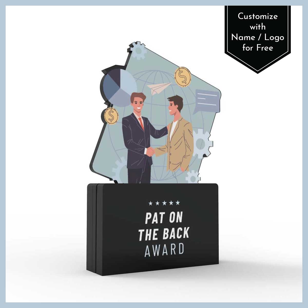 Pat on the Back Award – Engrave - Awards and More