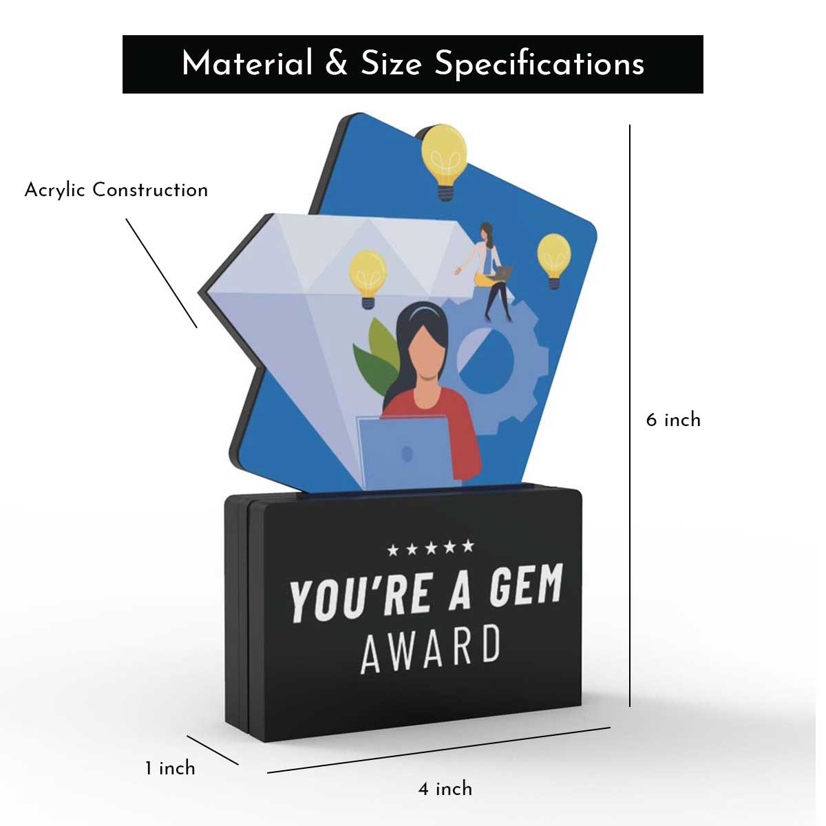 You’re a Gem Award – Engrave - Awards and More