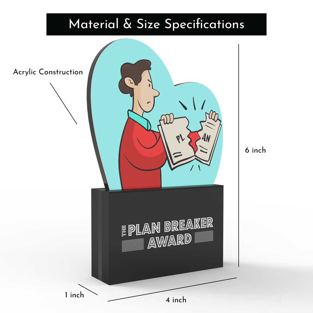 The Plan Breaker Award – Engrave - Awards and More