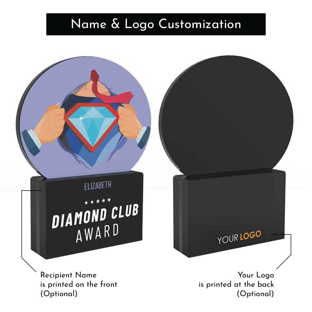 Diamond Club Award – Engrave - Awards and More
