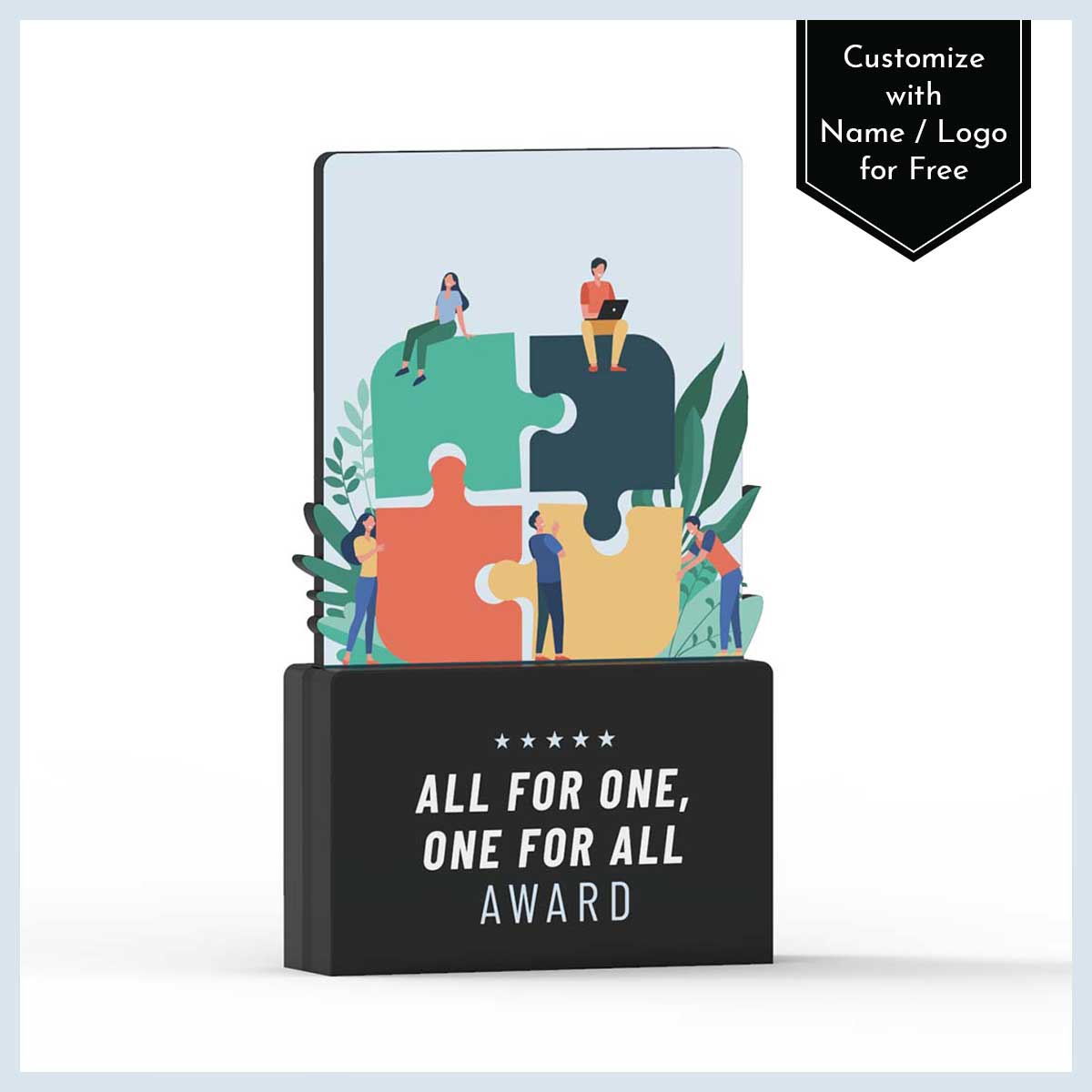 All For One, One For All Award – Engrave - Awards and More