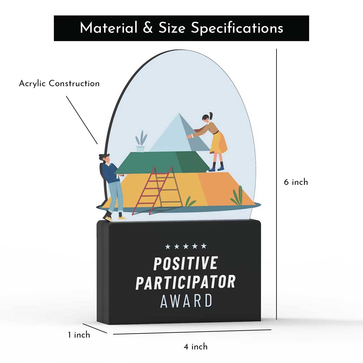 Positive Participator Award – Engrave - Awards and More