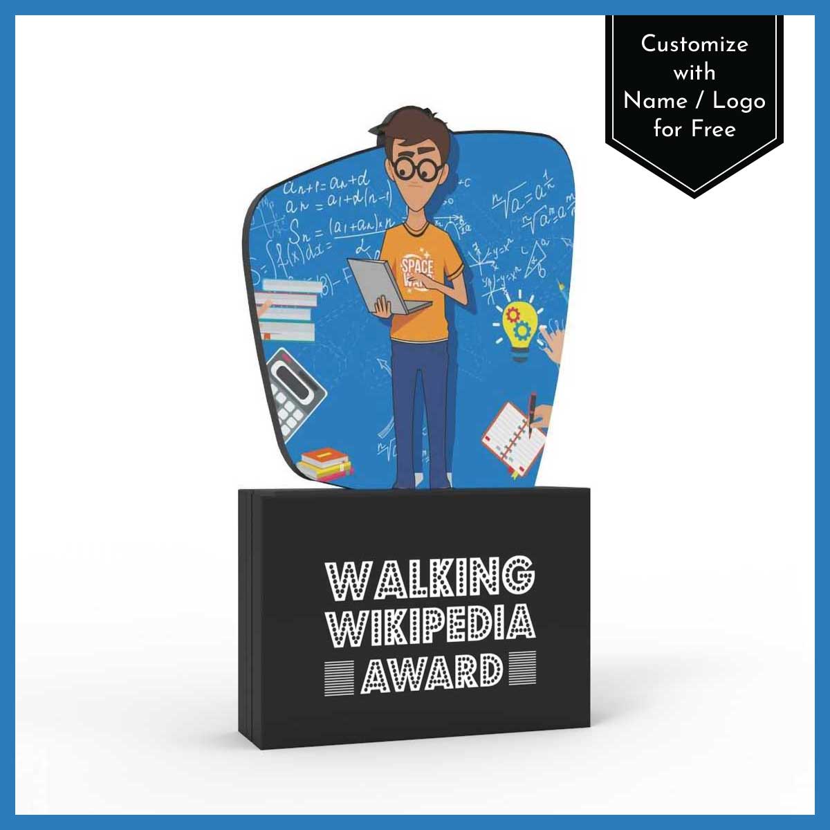 Walking Wikipedia Award – Engrave - Awards and More