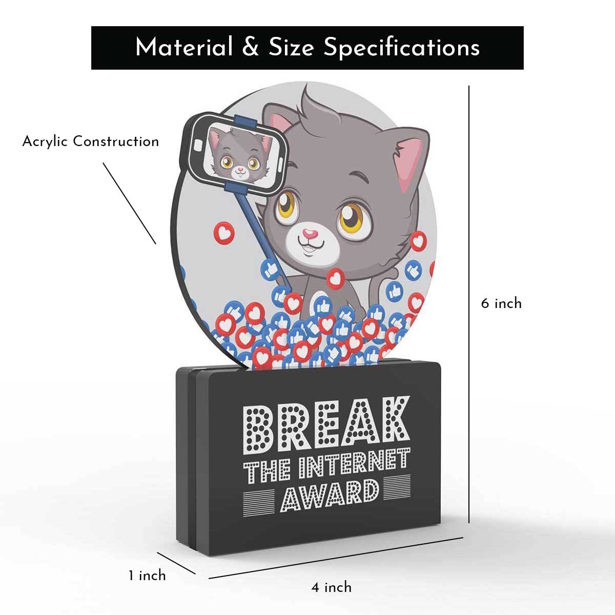 Break The Internet Award – Engrave - Awards and More