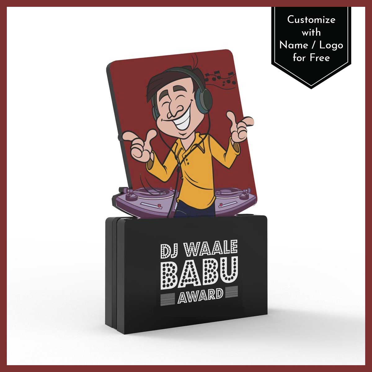 DJ Wale Babu Award – Engrave - Awards and More