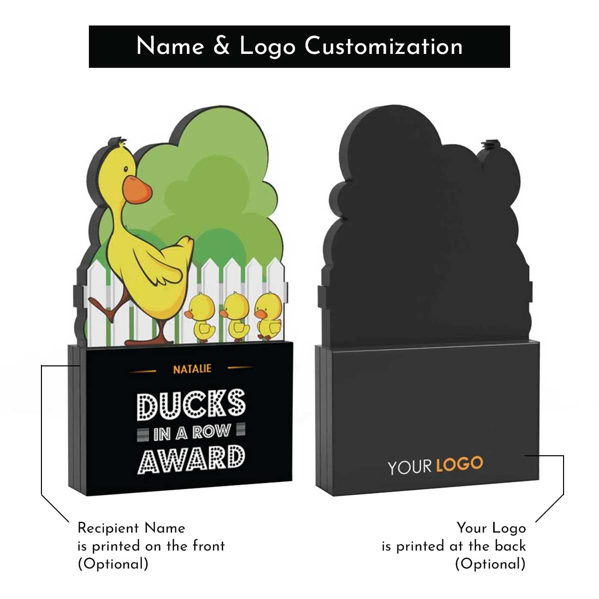 Ducks in a Row Award – Engrave - Awards and More