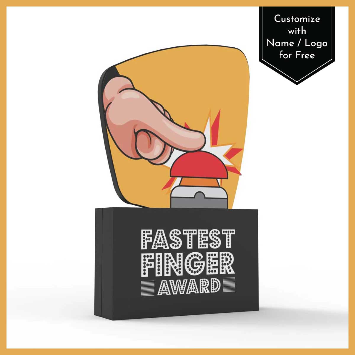 Fastest Finger Award – Engrave - Awards and More
