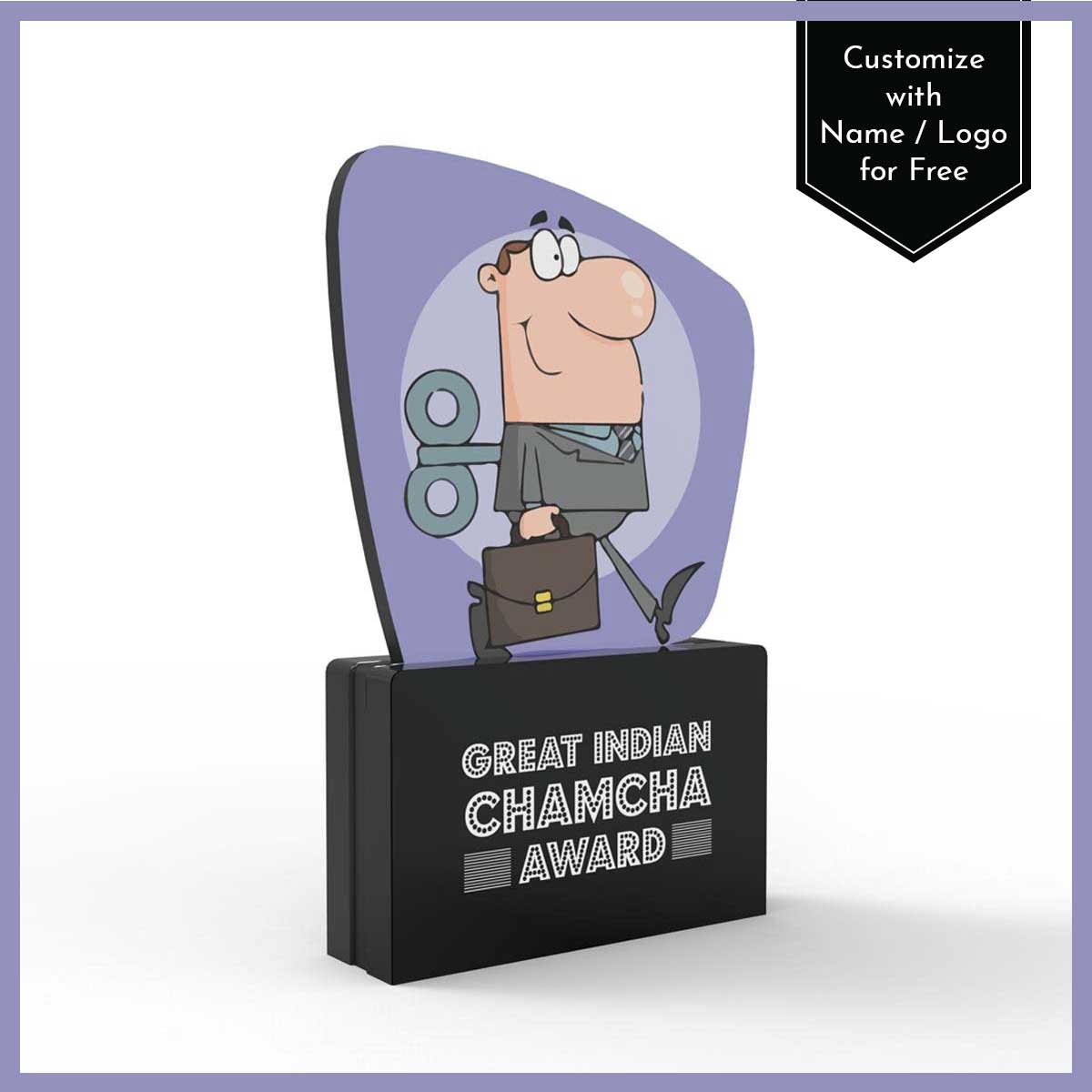 Great Indian Chamcha Award – Engrave - Awards and More