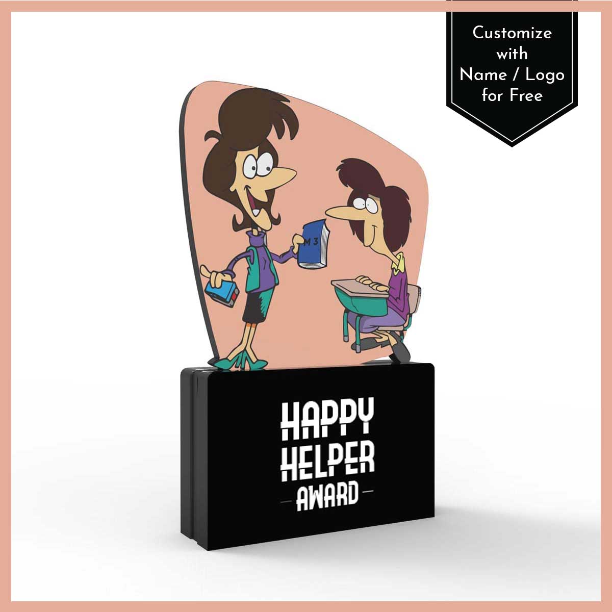 Happy Helper Award – Engrave - Awards and More
