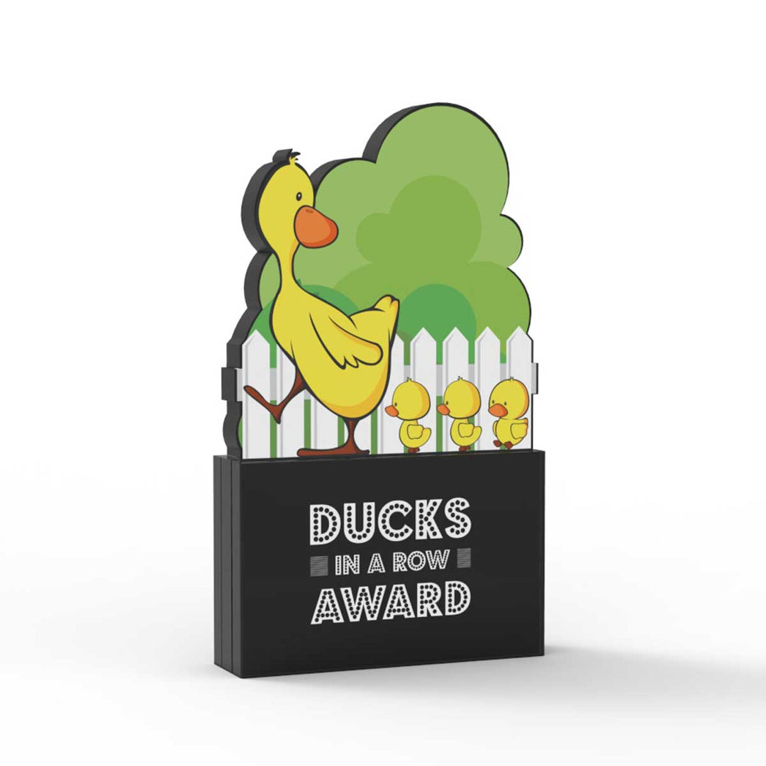 Ducks in a Row Award – Engrave - Awards and More
