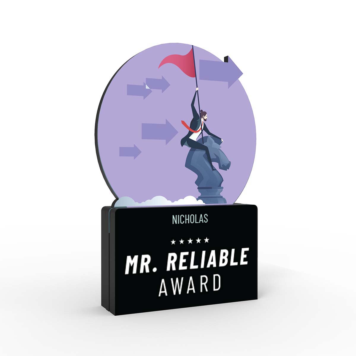 Mr. Reliable Award – Engrave - Awards and More