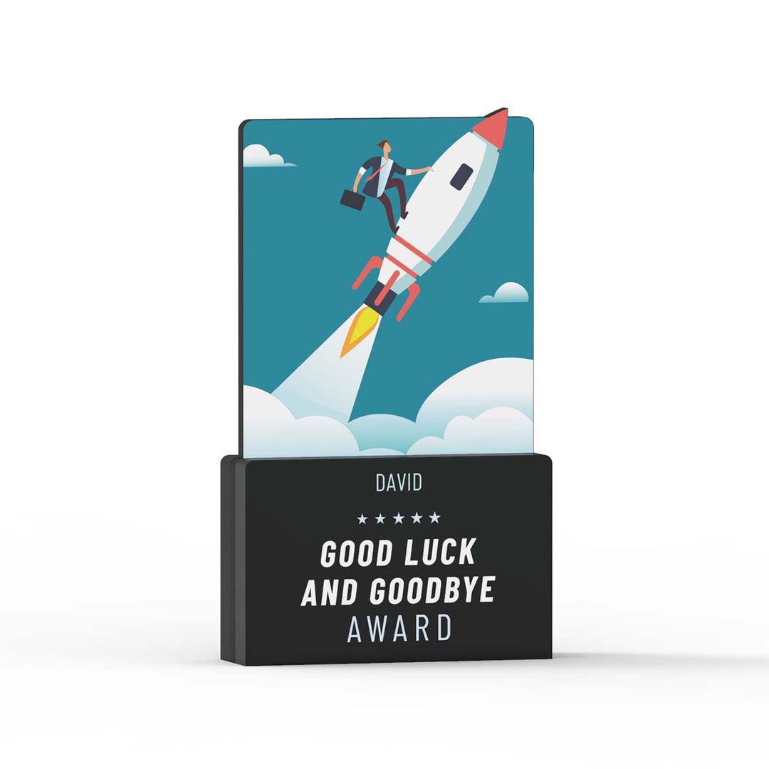 Good Luck and Goodbye Award – Engrave - Awards and More