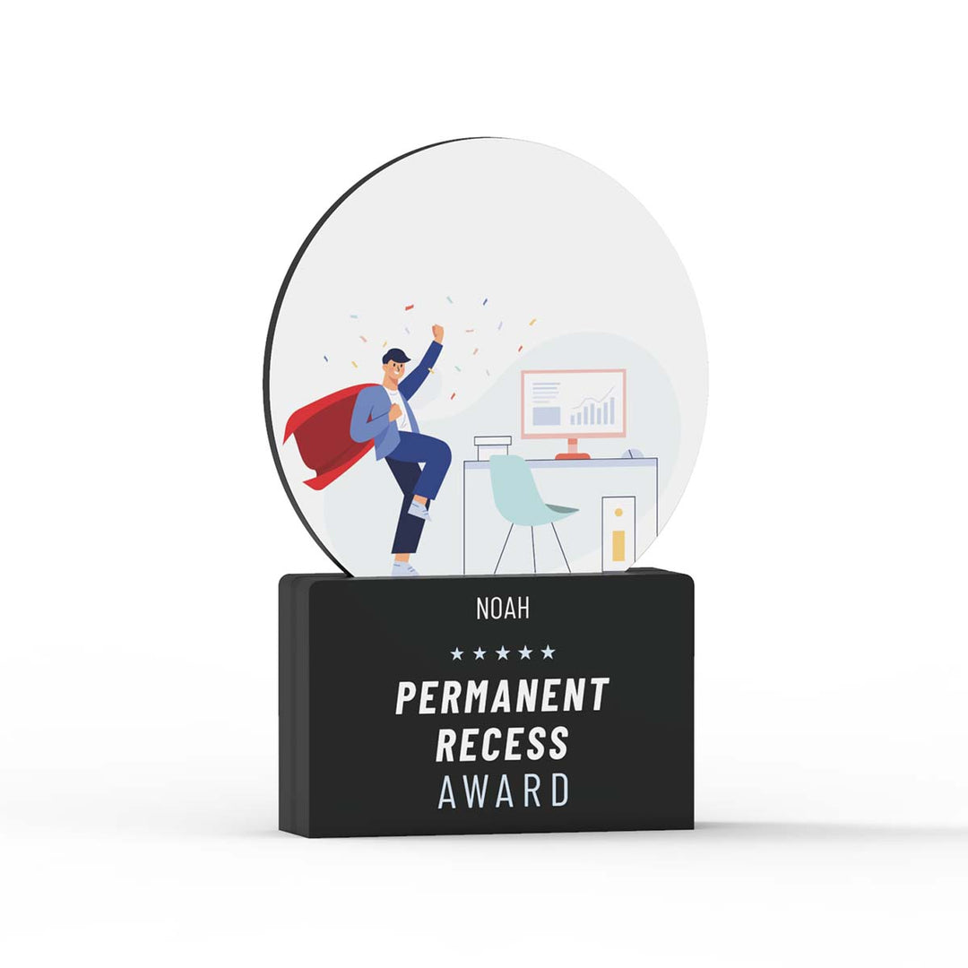 Permanent Recess Award – Engrave - Awards and More